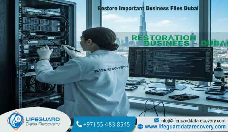 Restore Important Business Files Dubai - LifeGuard Data Recovery
